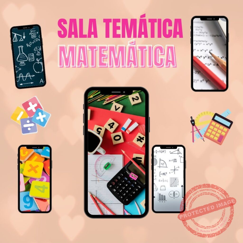Sala temática de matemática – Prof. Tati Aulas Criativas