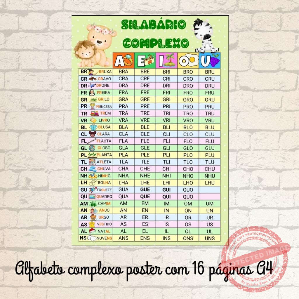 Silabário safari – Prof. Tati Aulas Criativas