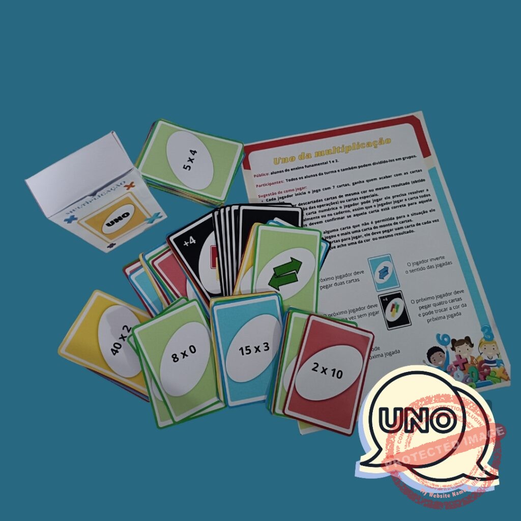 Uno da multiplicação – Prof. Tati Aulas Criativas