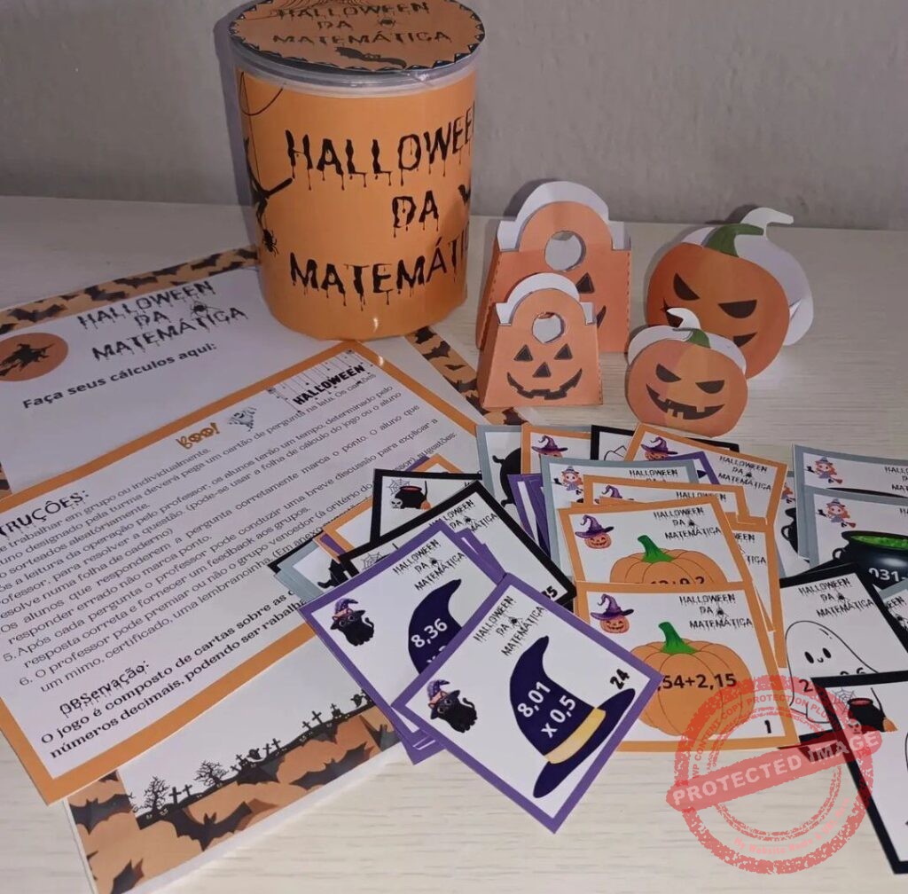 Halloween da Matemática – Prof. Tati Aulas Criativas