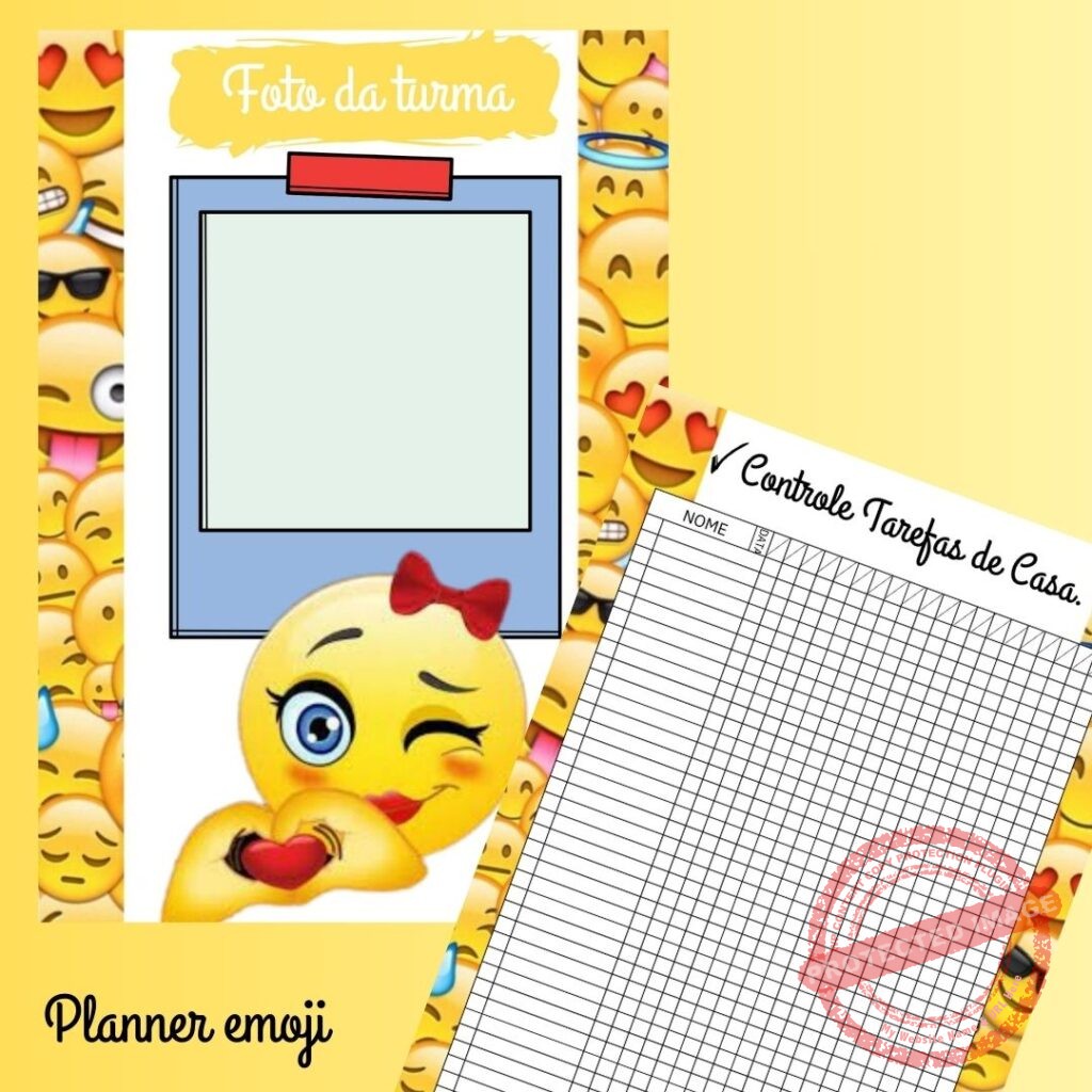 Planner emoji – Prof. Tati Aulas Criativas