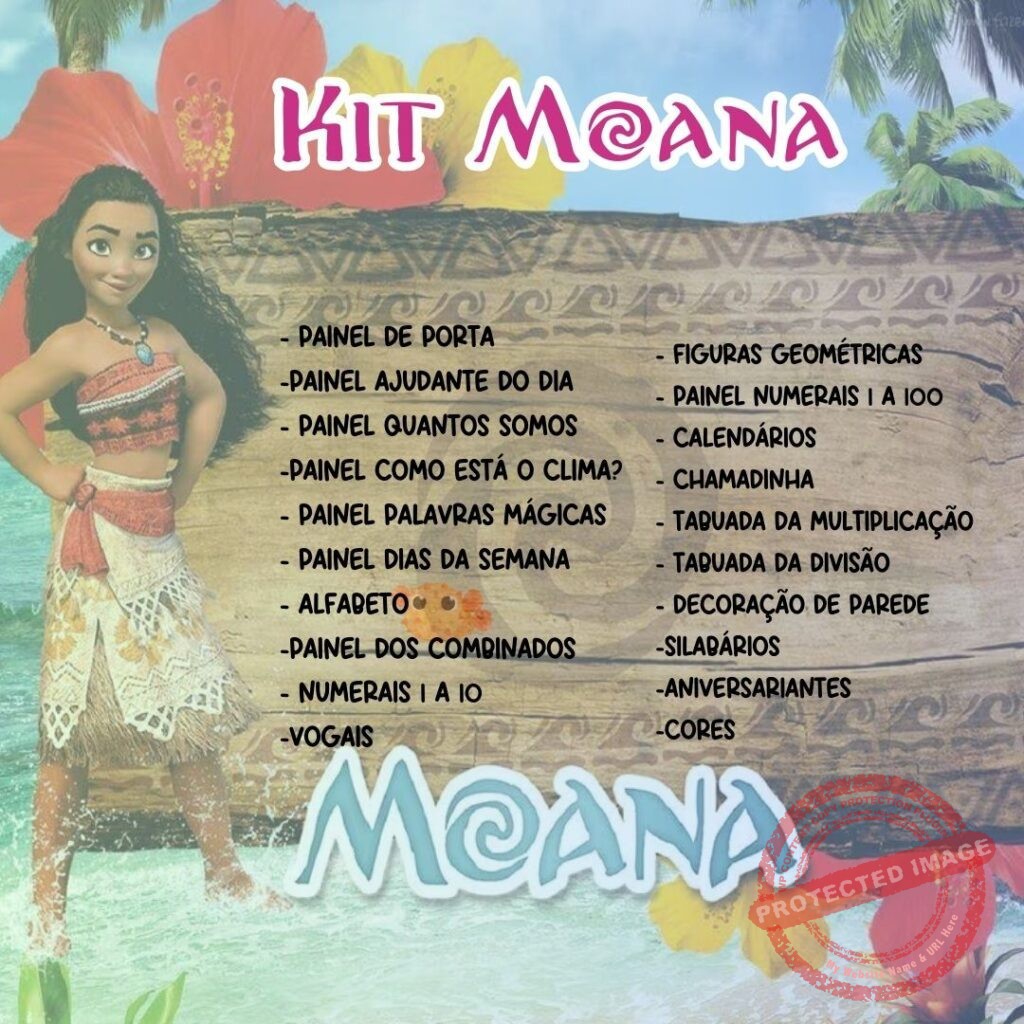 Kit Moana sala de aula – Prof. Tati Aulas Criativas